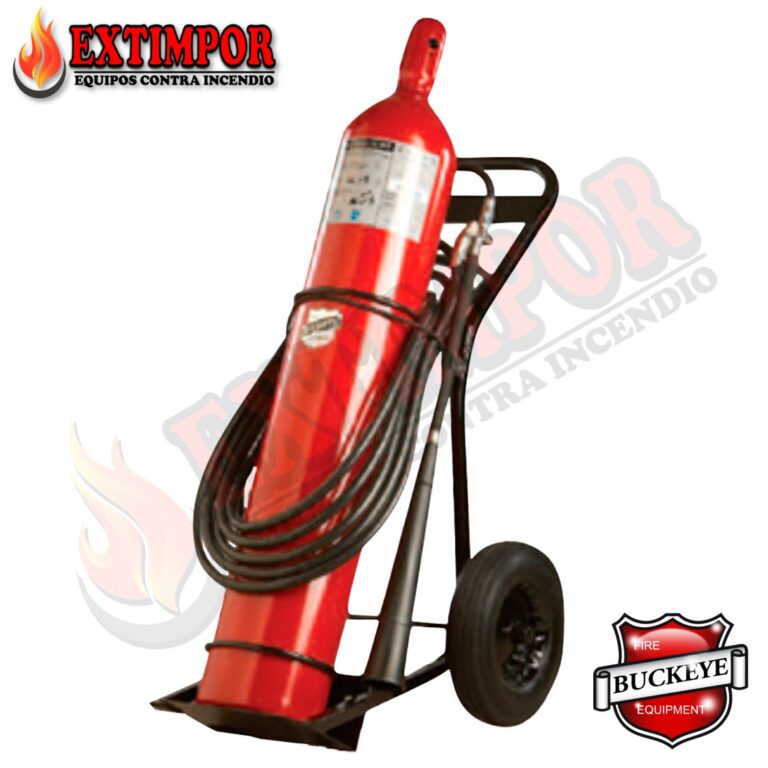 Extintor Gas Carbónico CO2 de 100 Libras Buckeye - extimpor