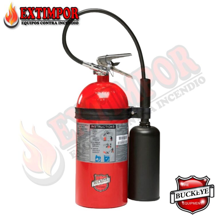 Extintor Gas Carbónico CO2 de 10 Libras Buckeye - extimpor