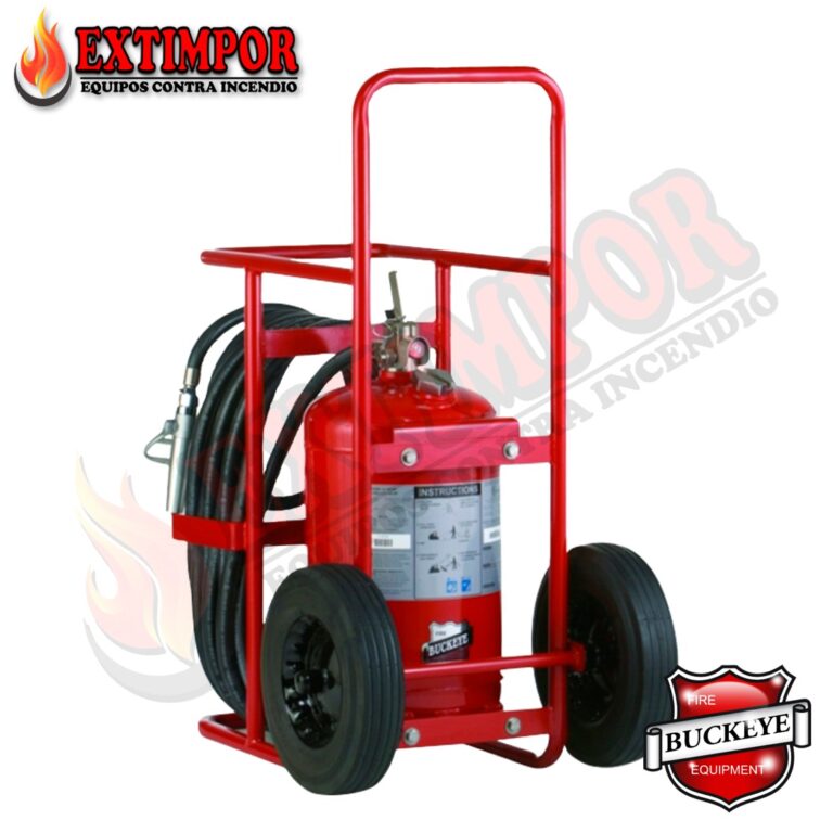 Extintor Rodante PQS ABC de 125 Libras Buckeye - extimpor